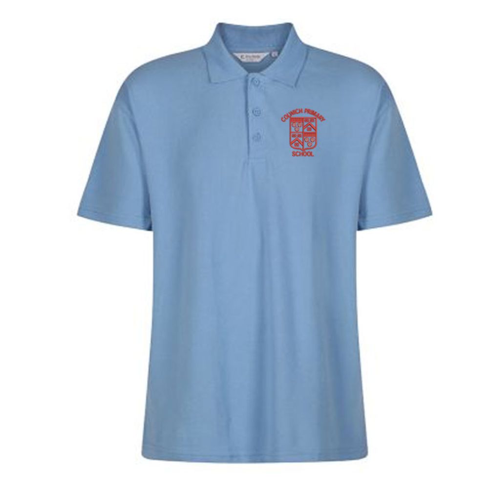 Colwich Primary School Sky Polo – Crested School Wear