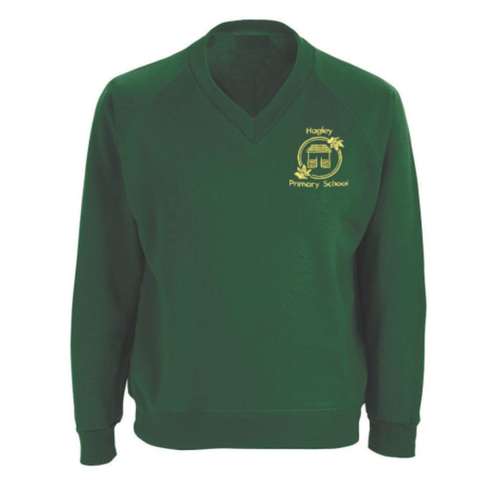 Hagley Primary V-Neck – Crested School Wear